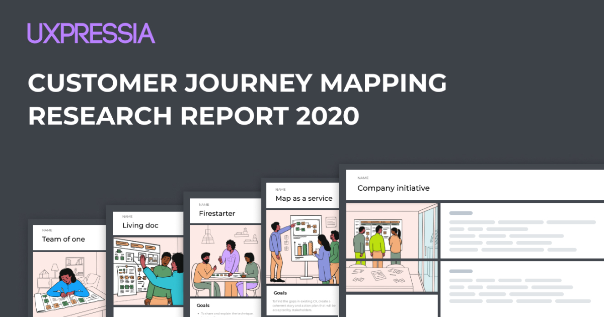 Download a comprehensive journey mapping report by UXPressia