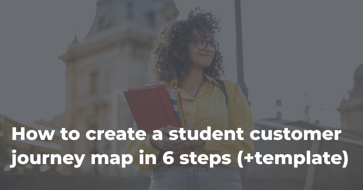 How to create an online student journey map (+ template)