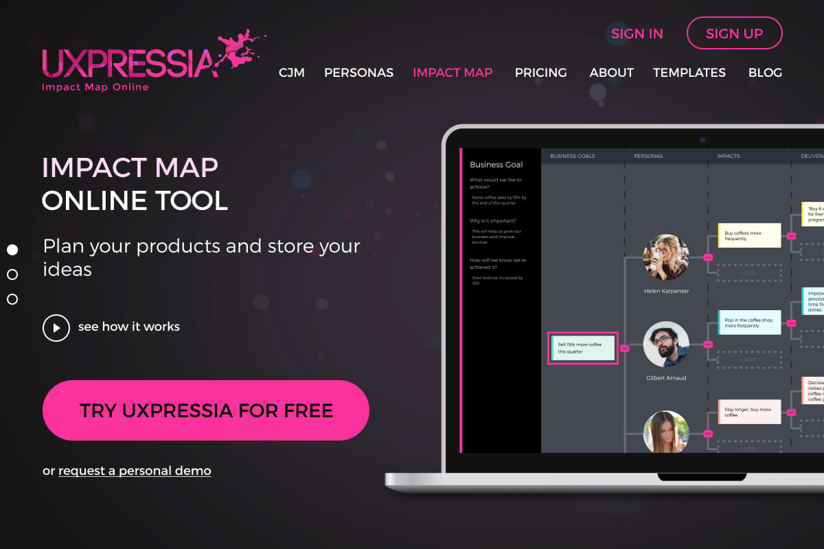 Online Impact Mapping Tool