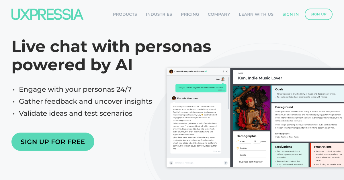 AI Persona Simulator | Chat with Your Customers Anytime